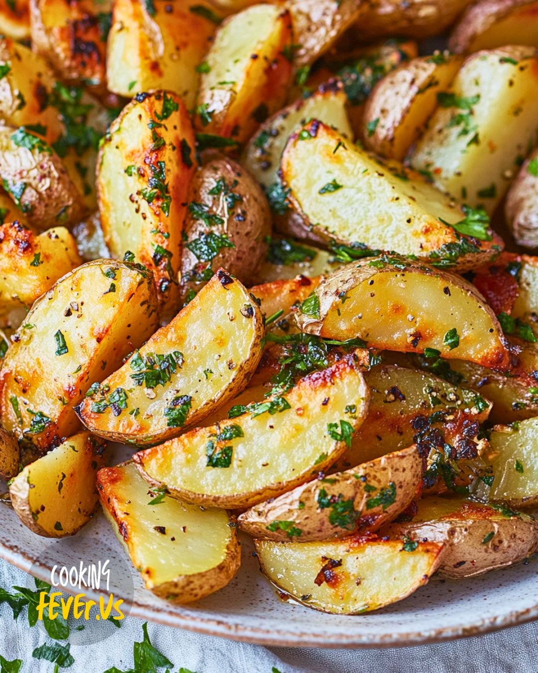 Garlic & Herb Potato Wedges