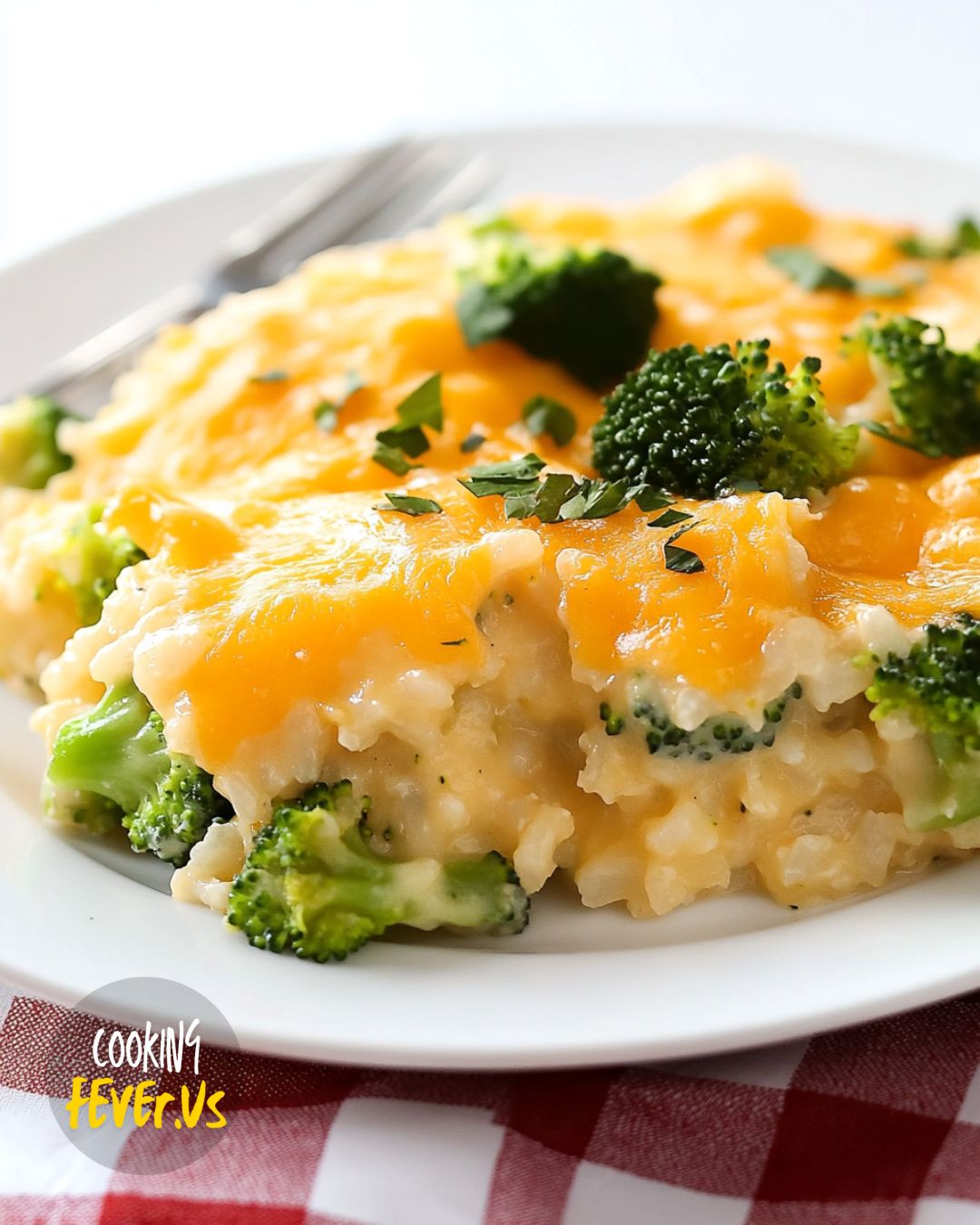 Broccoli Cheddar Rice Casserole