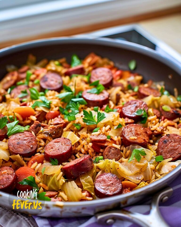 Cabbage and Sausage Skillet