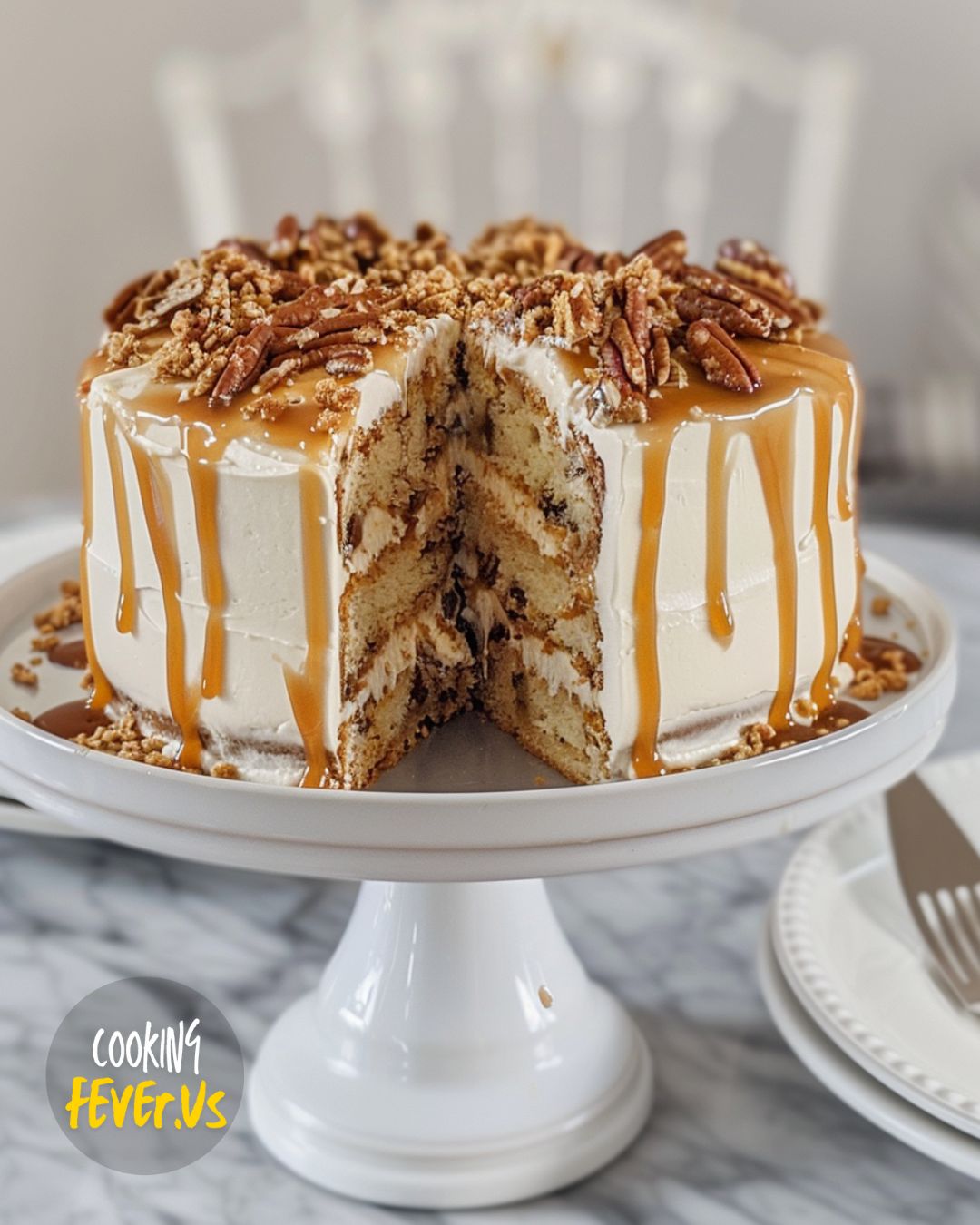 Caramel Crunch Cake