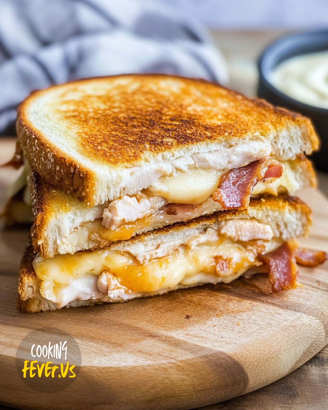 Chicken Bacon Ranch Grilled Cheese