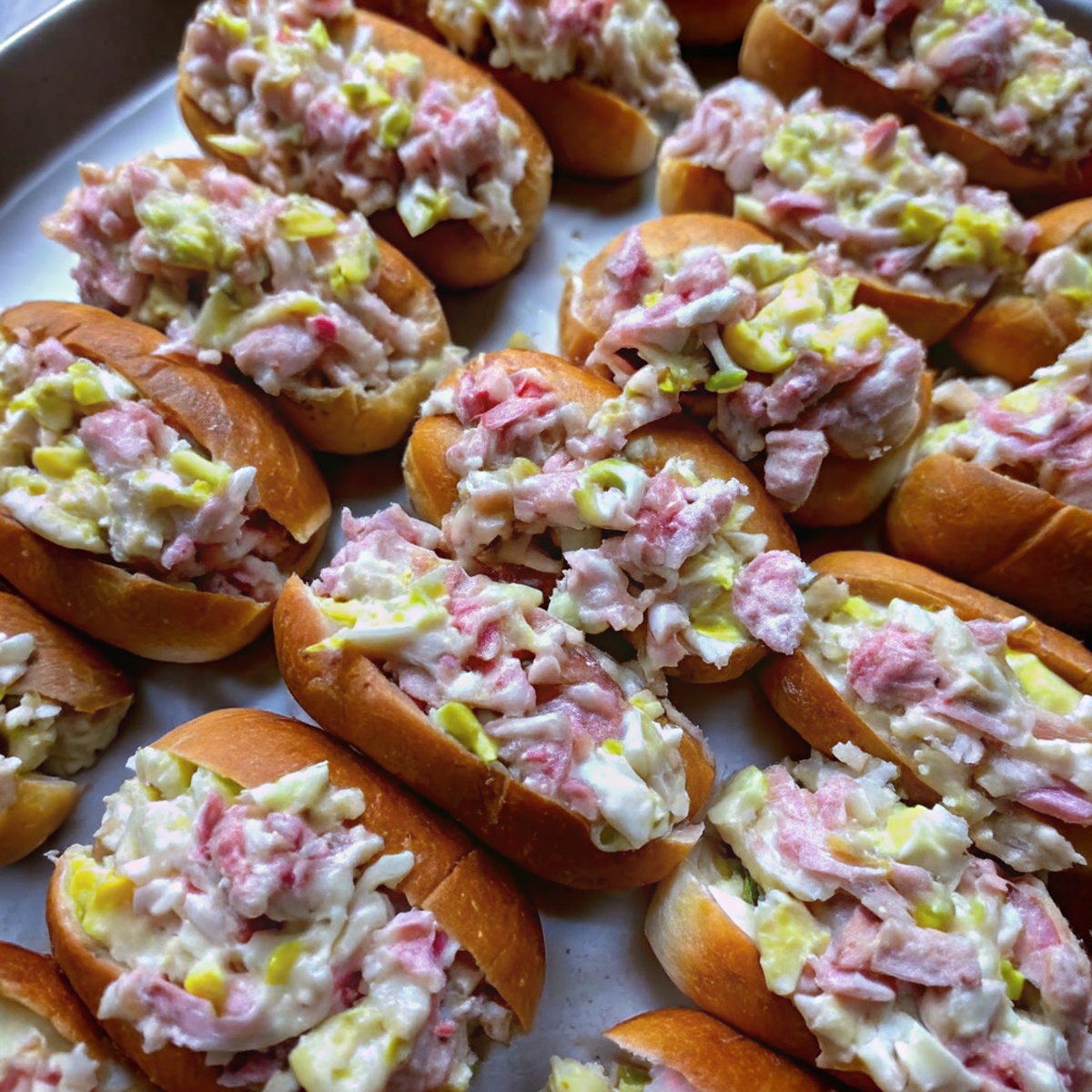 Chopped Italian Finger Sandwiches