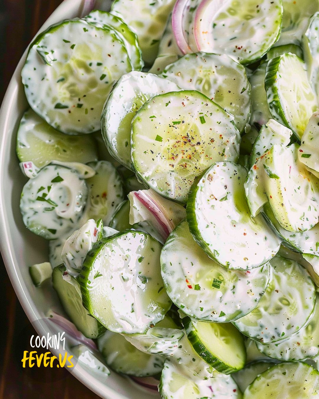 Cucumbers in Sour Cream