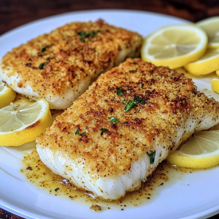 Lemon Pepper Panko Crusted Fish