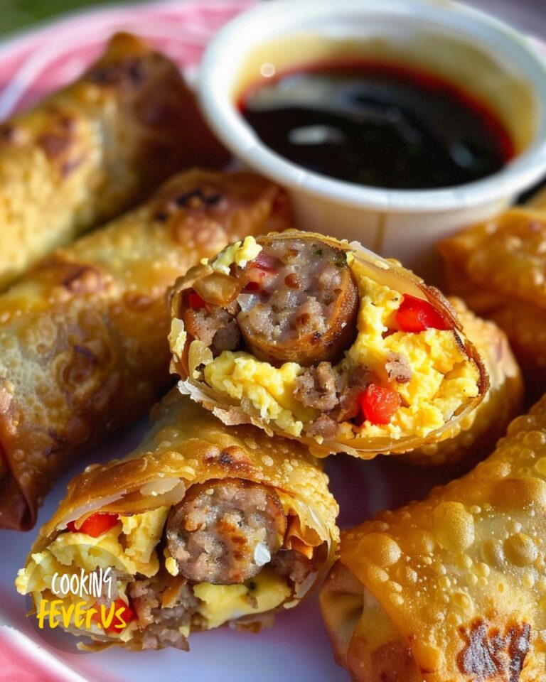 Loaded Breakfast Egg Roll
