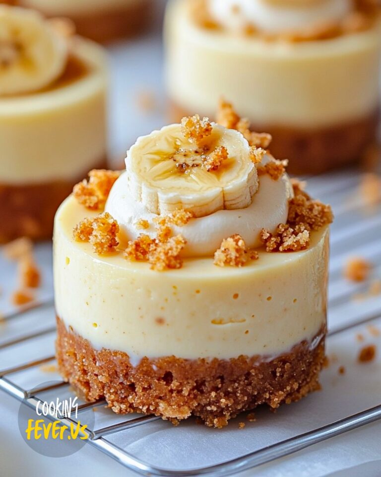 Mini Banana Pudding Cheesecakes