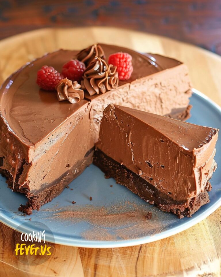 No Bake Chocolate Cheesecake
