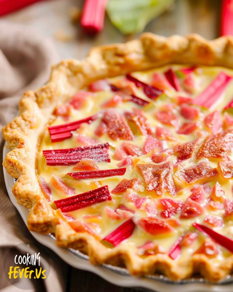 Rhubarb Custard Pie