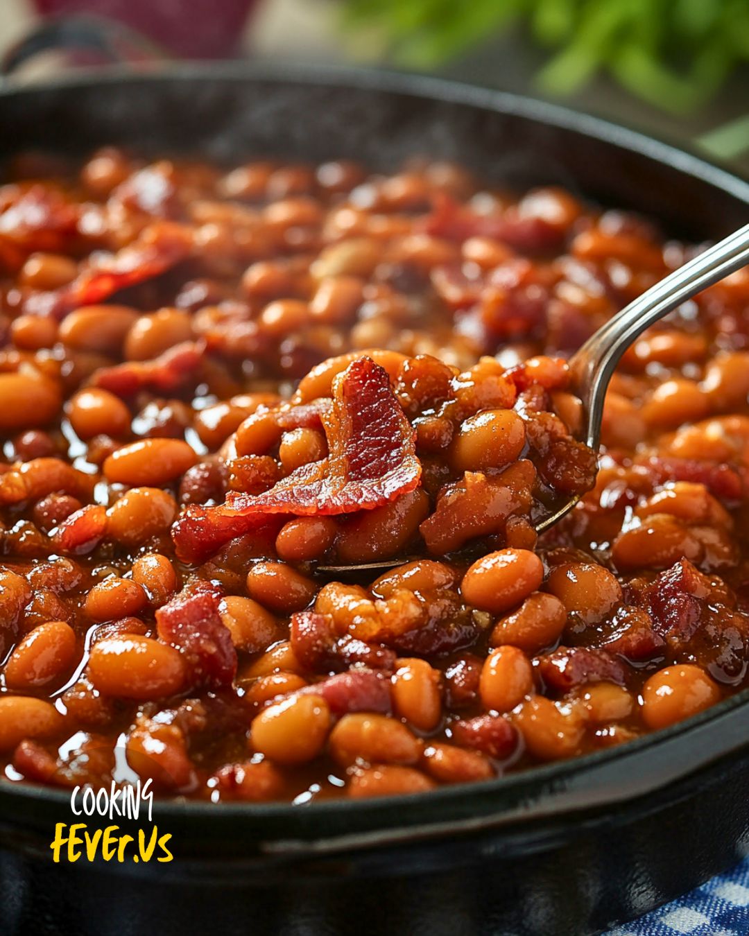 Southern-Style Baked Beans with Bacon