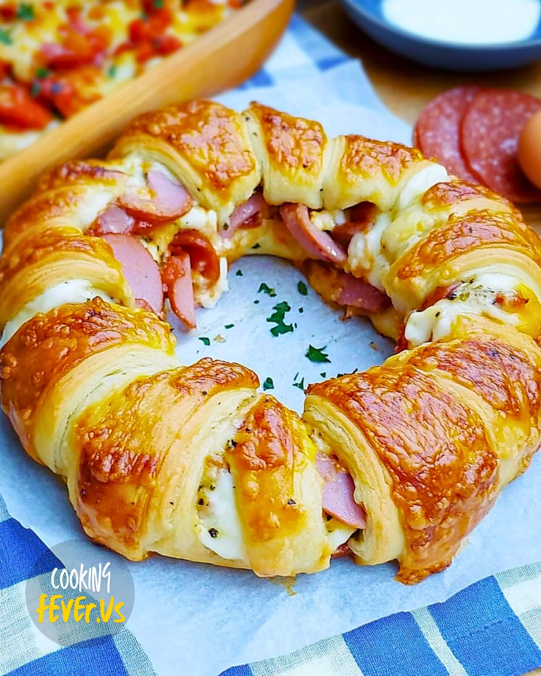 Spicy Italian Crescent Ring