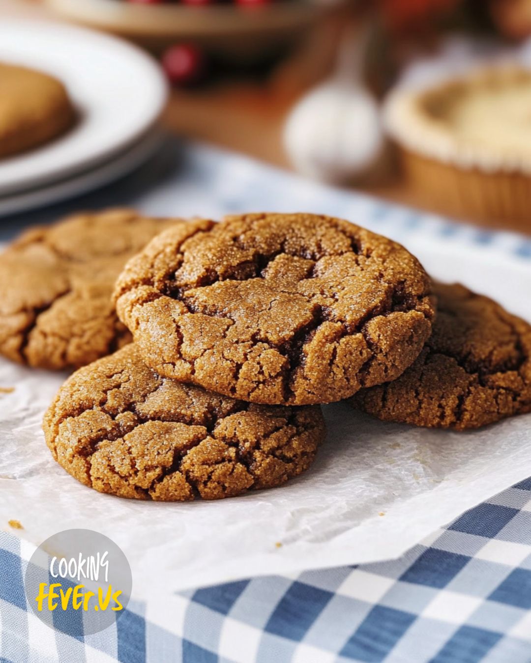 Super Soft Molasses Cookies