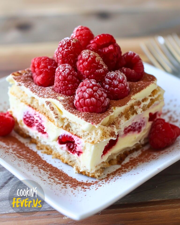 White Chocolate Raspberry Tiramisu